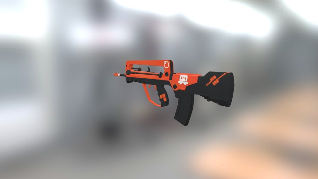 FAMAS | 超現實 - 3D model by janikfischer [c1db41c] - Sketchfab