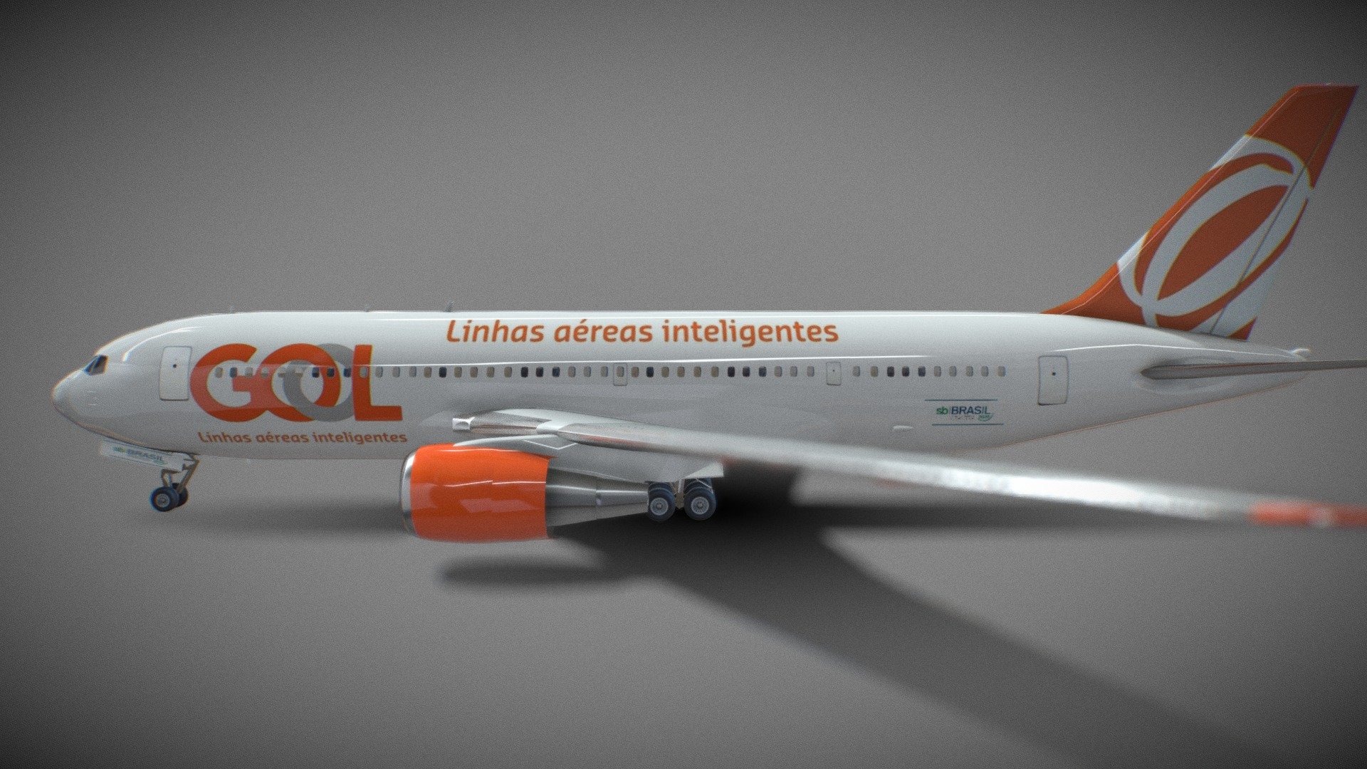 Avião Da Gol - Download Free 3D model by SIMULATOR (@asilvacartoon ...