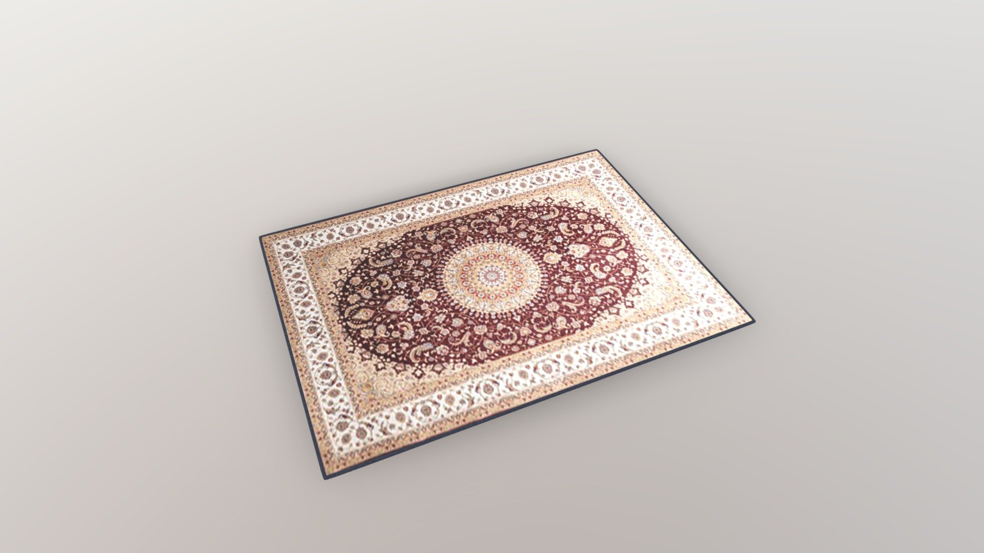 Arabesque Royal Persian Carpet Rug - Buy Royalty Free 3D model by ...