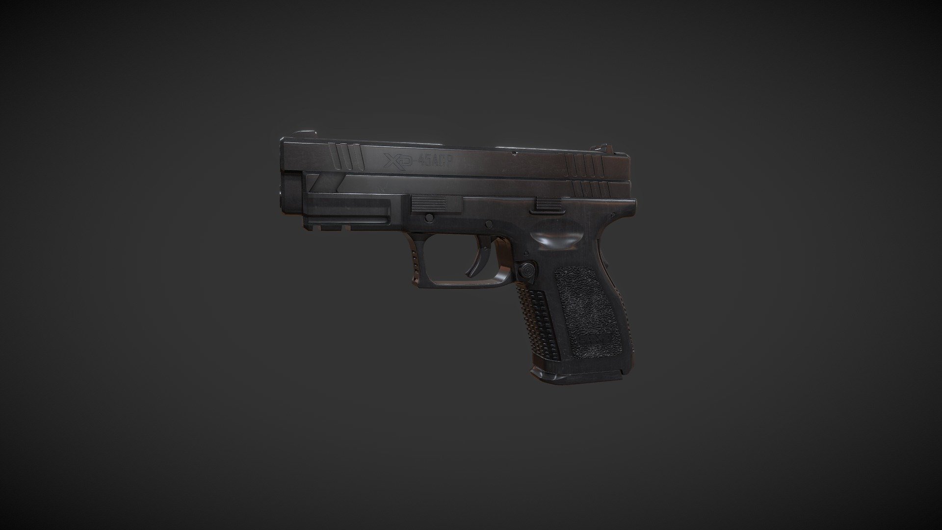Springfield Armory XD 4 inch compact - Buy Royalty Free 3D model by ...
