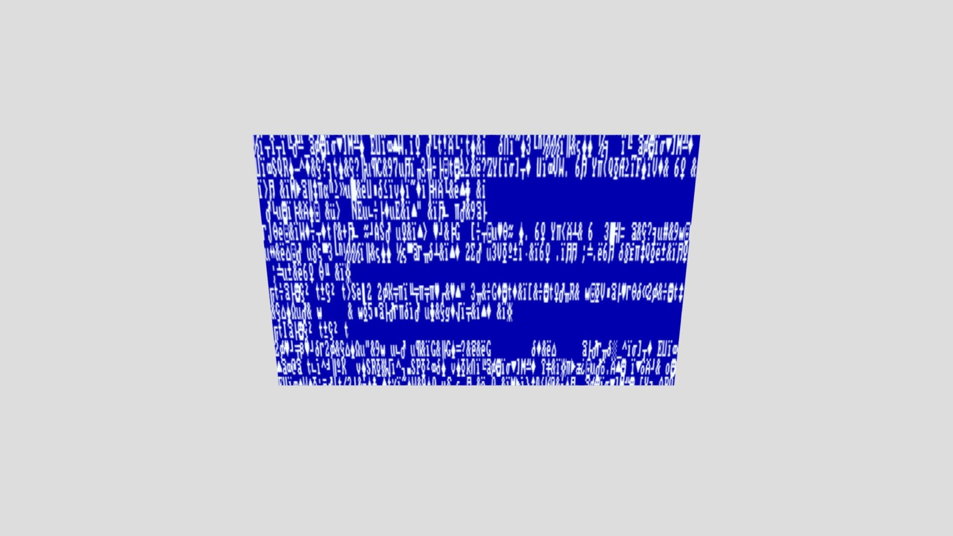 BSoD - Download Free 3D model by Mspaint3d [c1e0f43] - Sketchfab