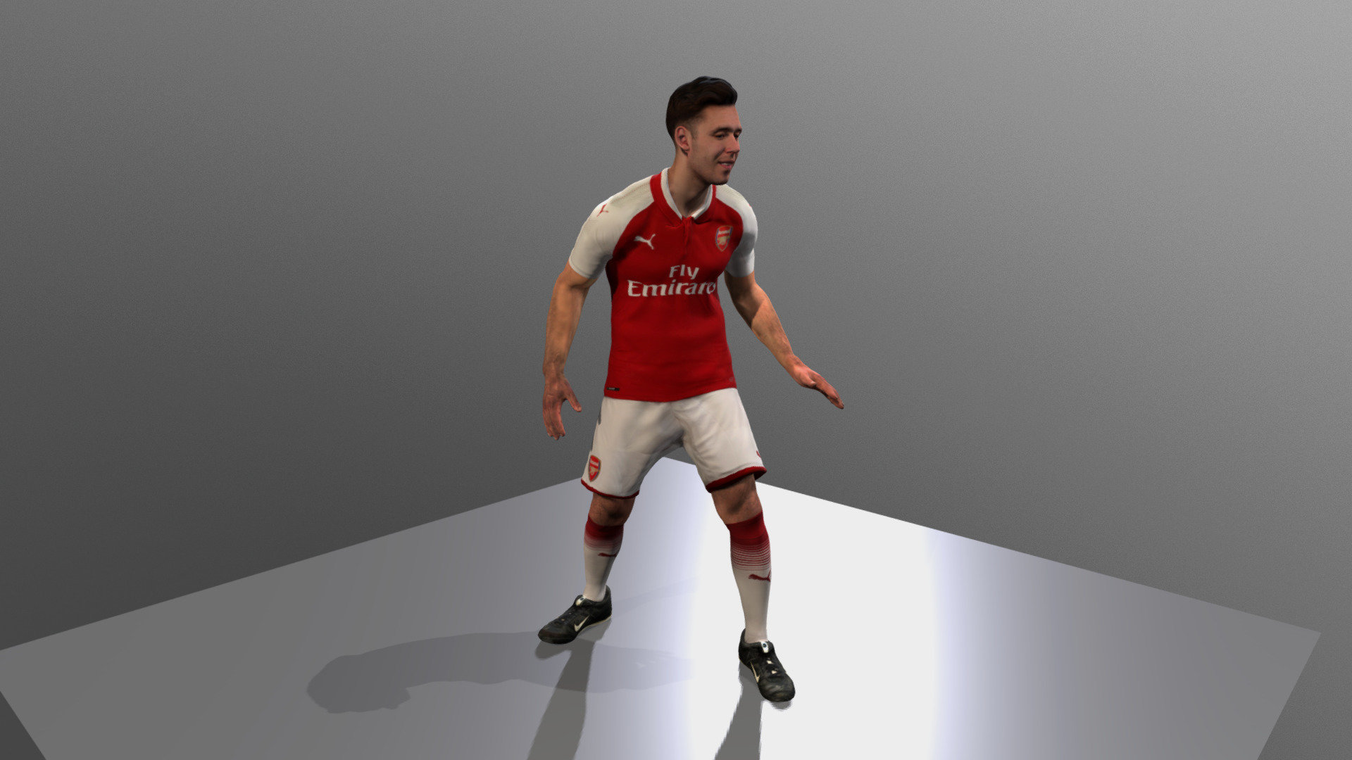 Arsenal Home Kit 2017-2018 Animated - 3D model by repronauts [c1e4b15 ...