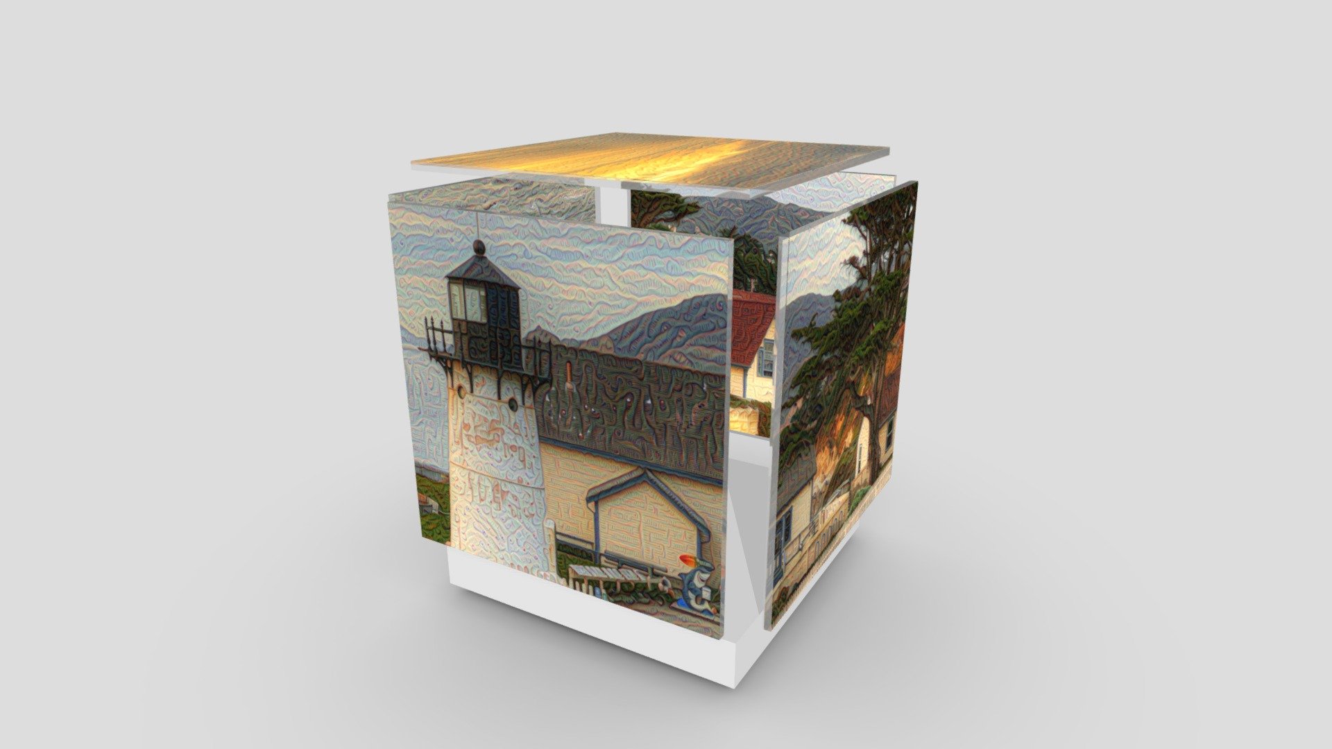 Pt Montara Lighthouse: Quintet Cube Brane (rev) - 3D model by Daniel ...