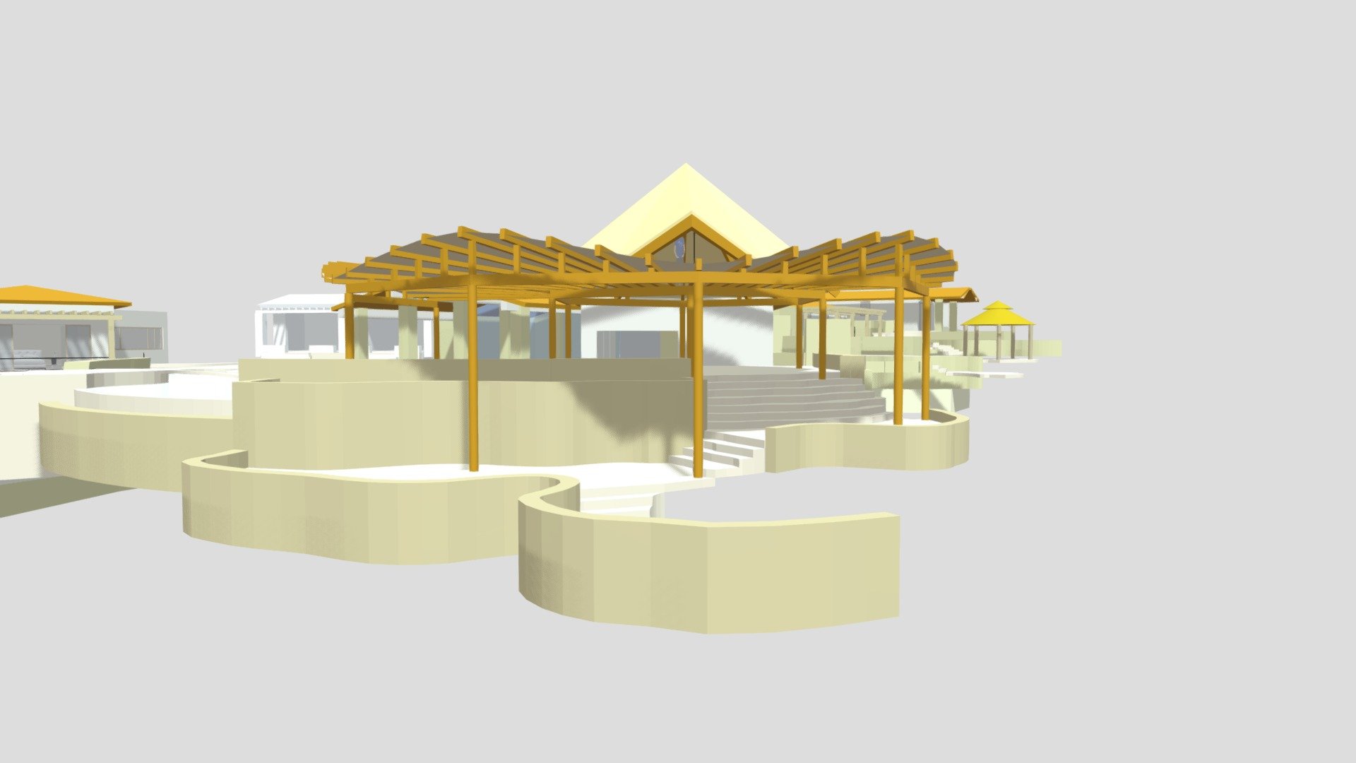 PALAPA OPCION 1 - Download Free 3D model by rimamx [c1e6388] - Sketchfab