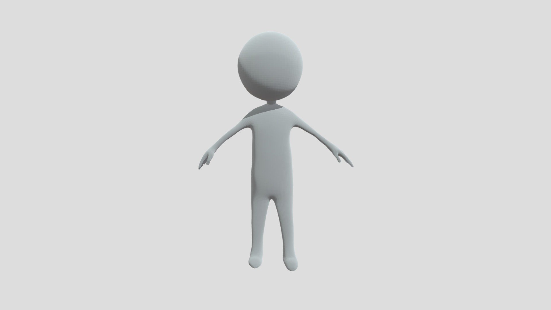 Stickman (pink Reflection) - Download Free 3D model by ...