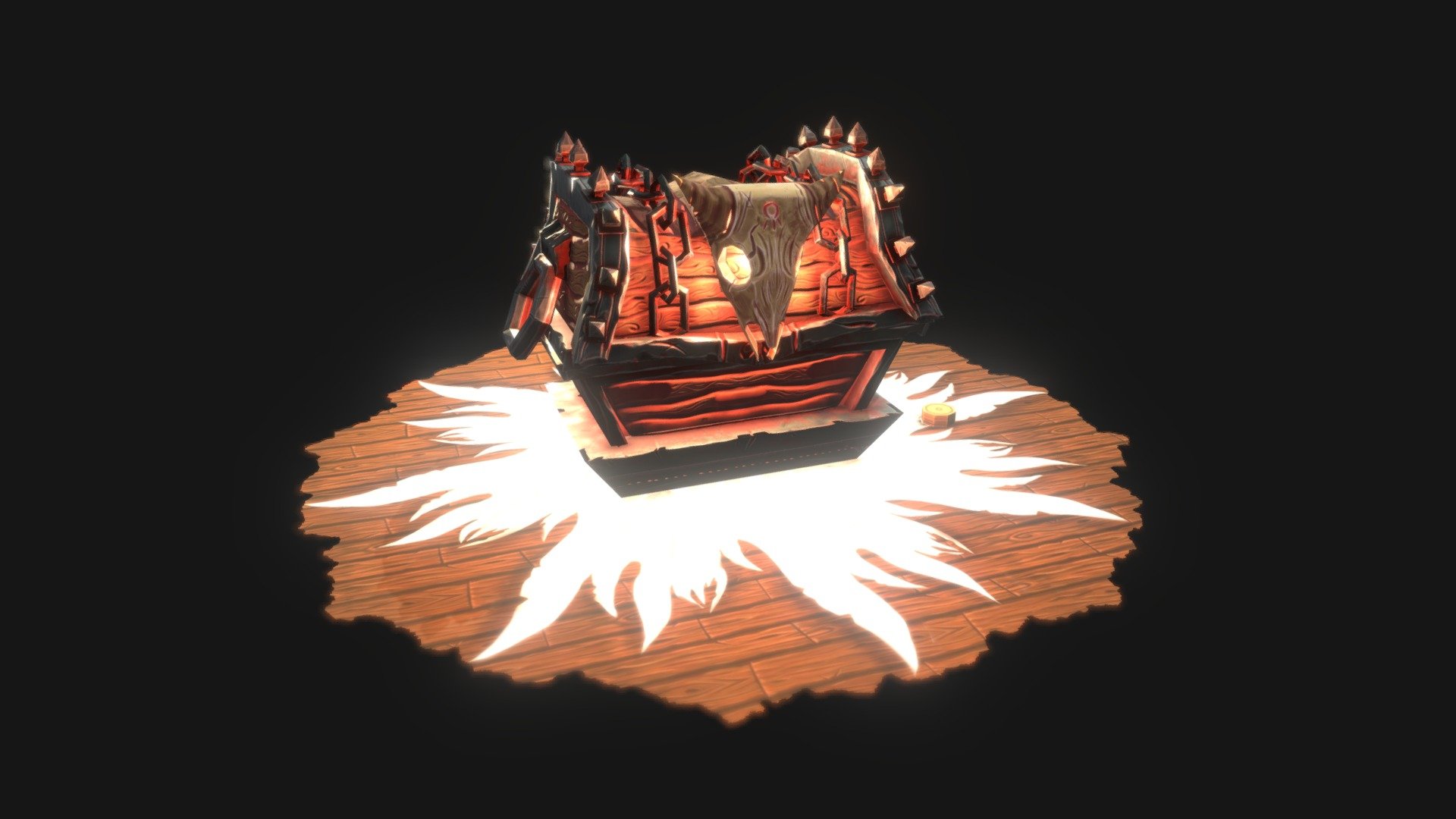 Chest Stylized Animated Low Handpainted - Buy Royalty Free 3D model by ...