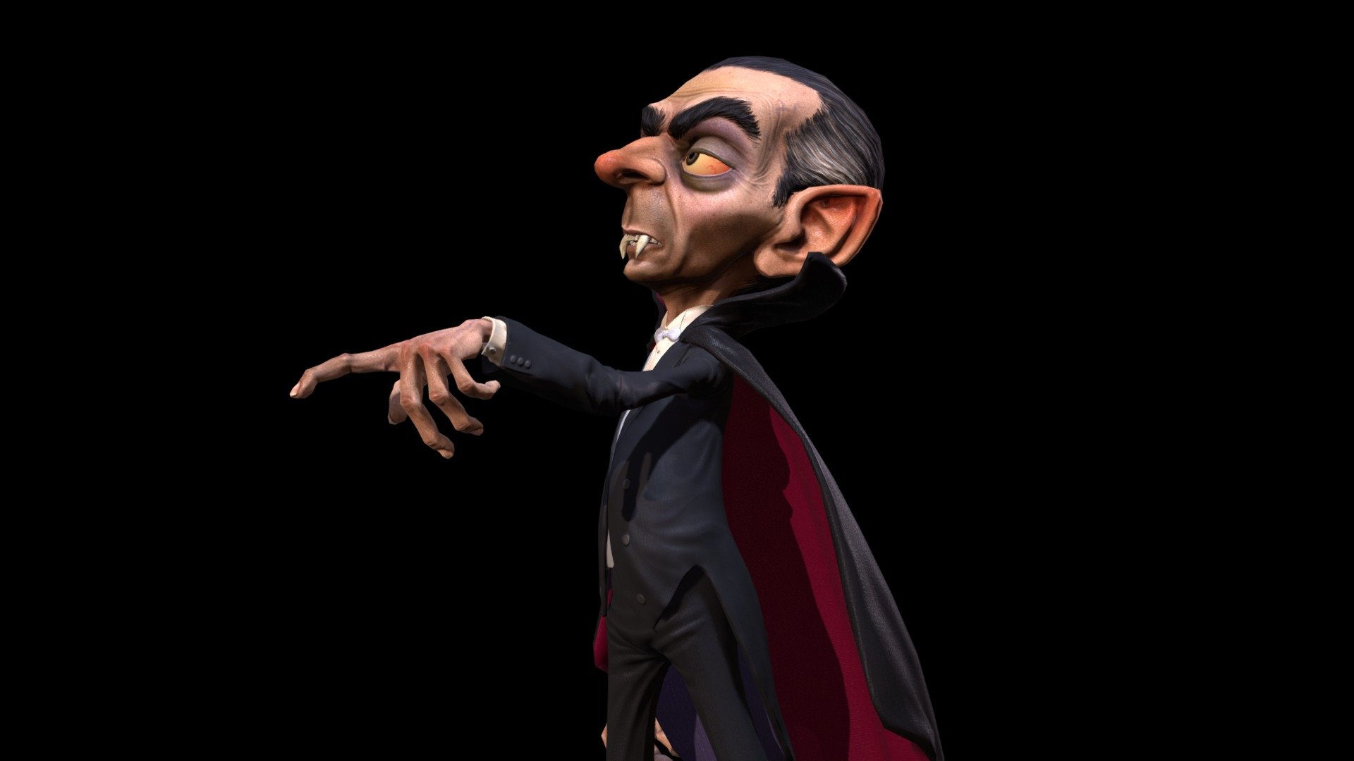 Dracula Body-Monster - 3D model by Amadeu [c1e9bb7] - Sketchfab