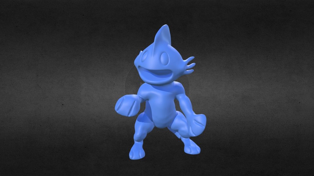 Marshtomp To Print - 3D model by iamthesilverlining [c1e9e26] - Sketchfab