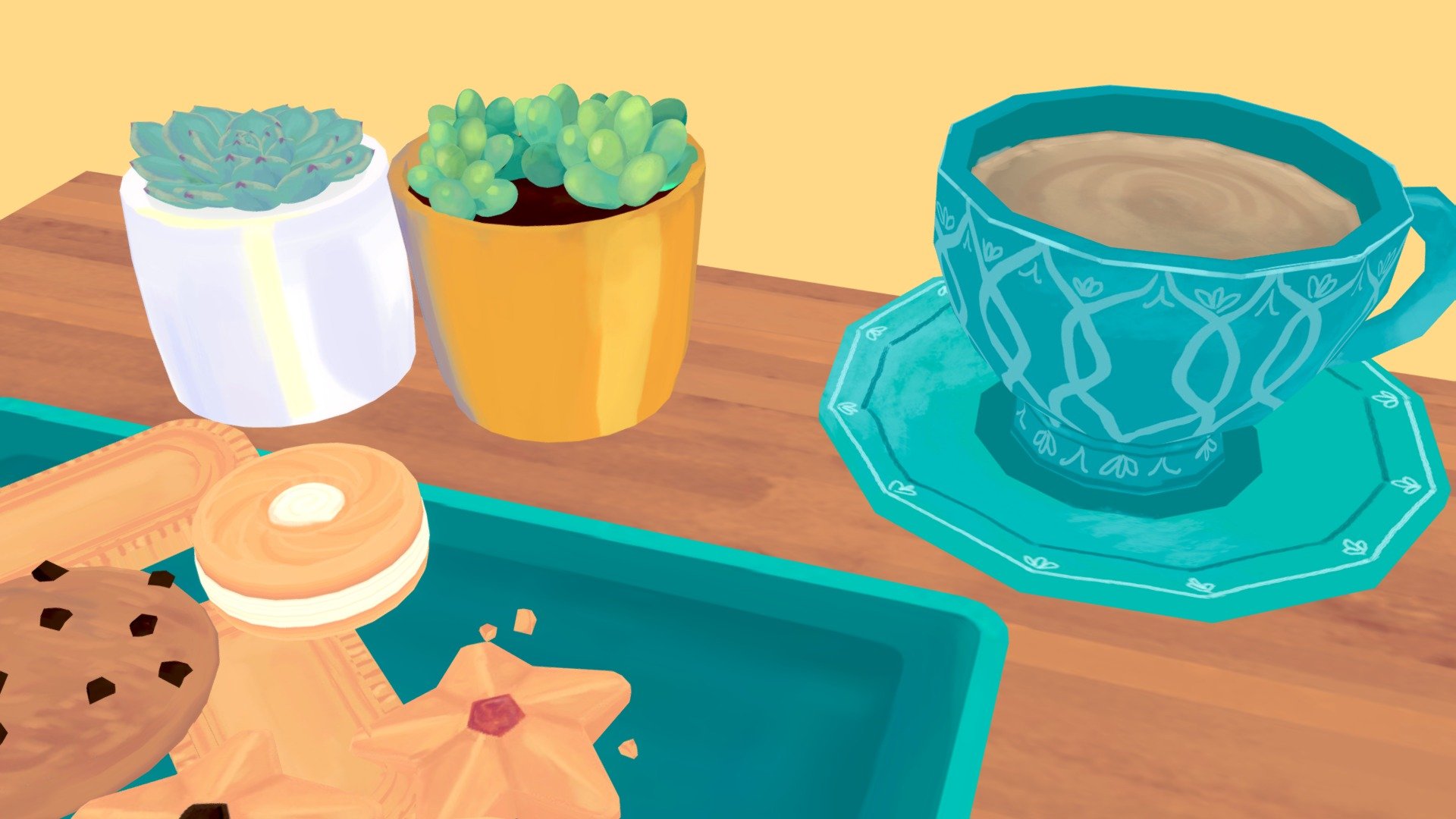 Cookie Break - 3D model by serensonlu [c1ebe1a] - Sketchfab