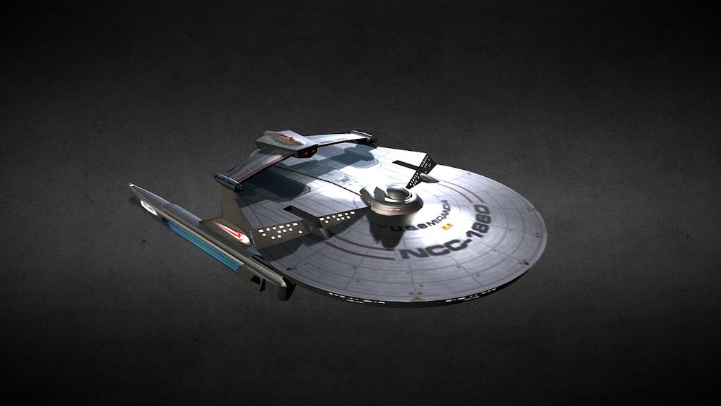Miranda Class Light Cruiser - 3D model by SquireJames [c1ec597] - Sketchfab