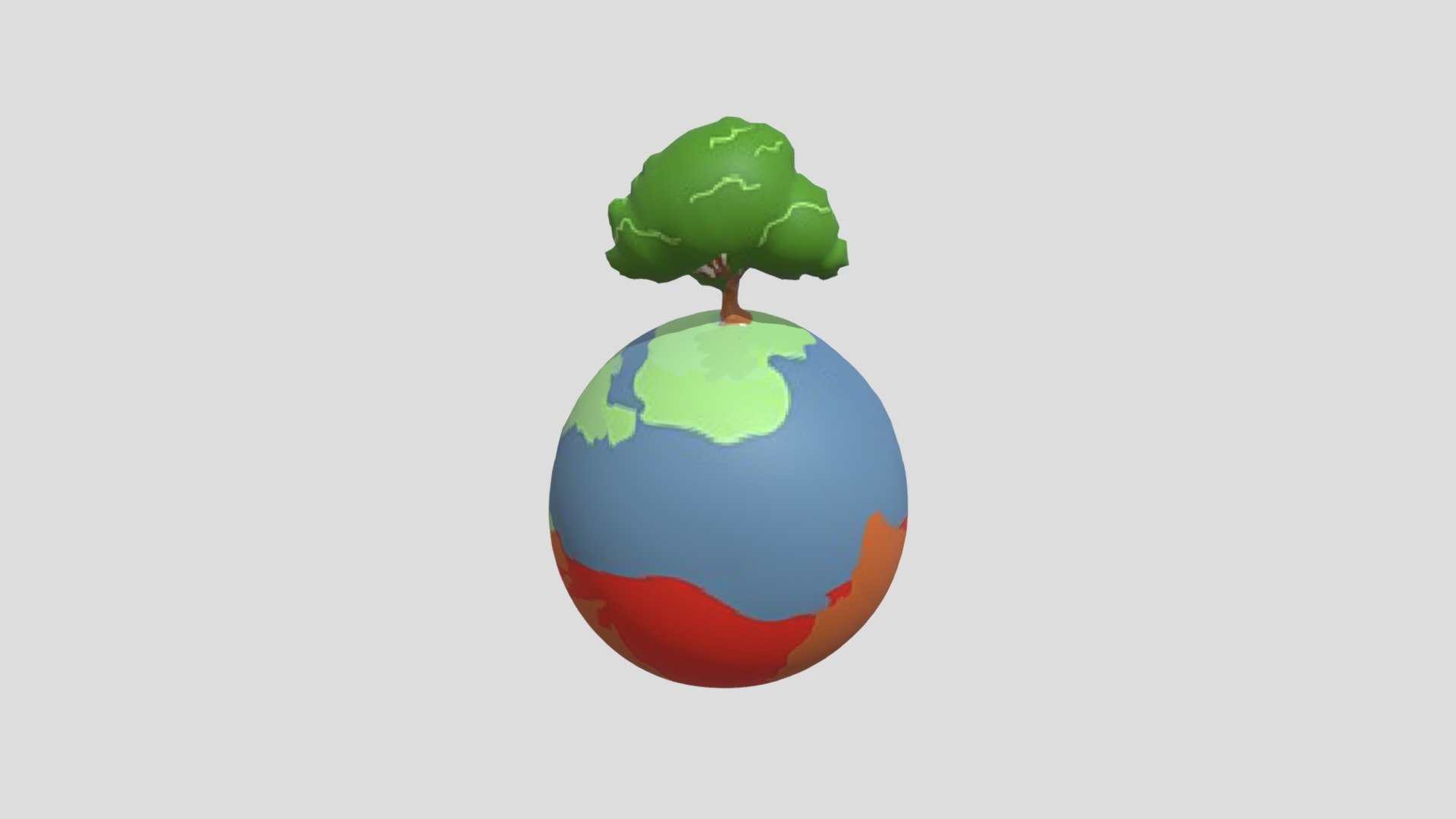 Perubahan iklim bumi - 3D model by harisbayaandini26 [c1ed5a8] - Sketchfab