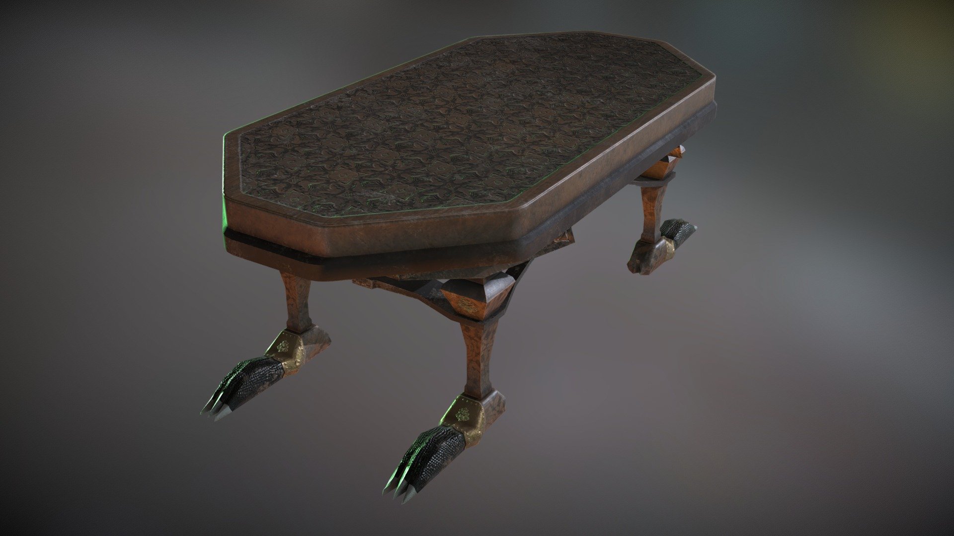 Dragon Dining Table - 3D model by Mad_Lobster_Workshop [c1ed75a ...