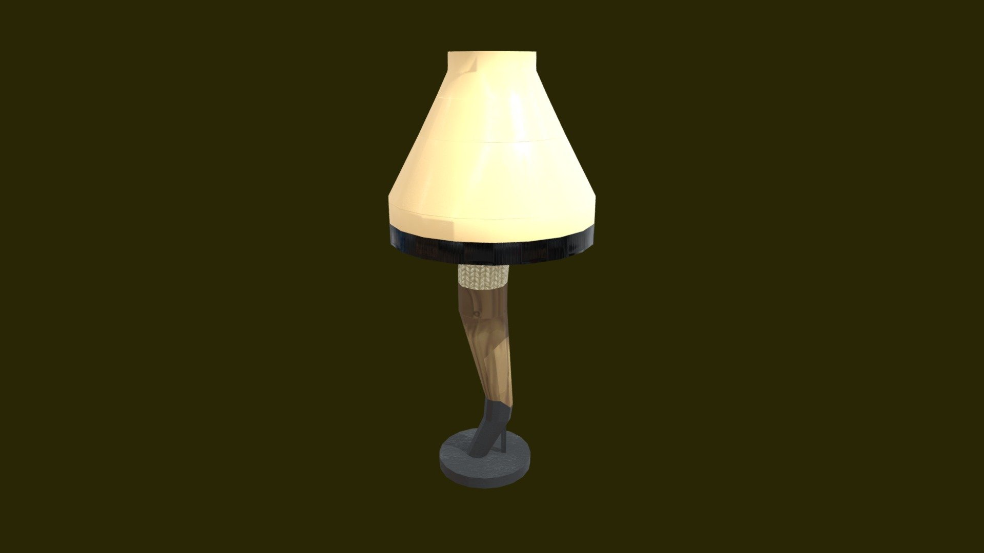 Leg Lamp - Download Free 3D model by ByTheSeaShore (@LionCreations ...