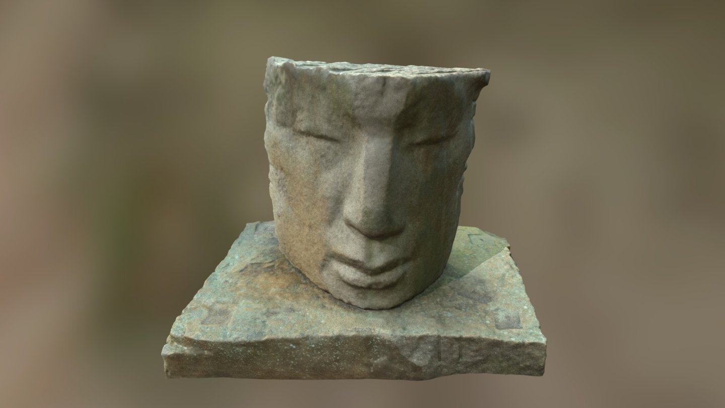 Stone Face - 3D model by linfredriksson [c1ee539] - Sketchfab