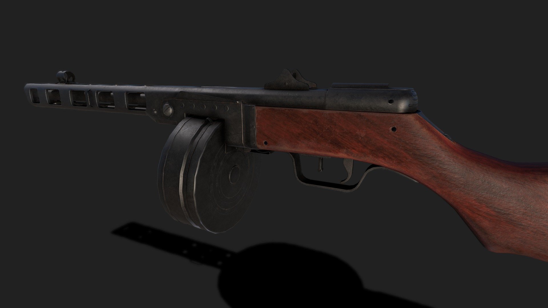 PPSH 41 - Buy Royalty Free 3D model by the7isbest [c1f00ff] - Sketchfab ...
