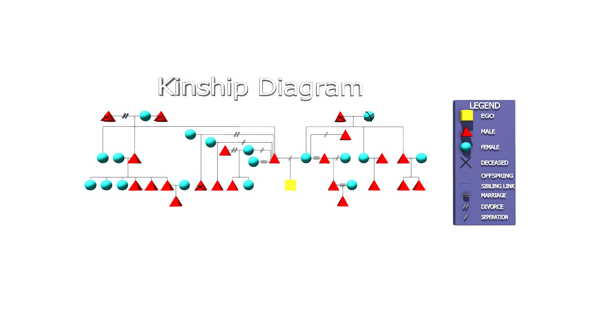 Kinship Diagram - 3D model by TysonGersh [c1f0c12] - Sketchfab