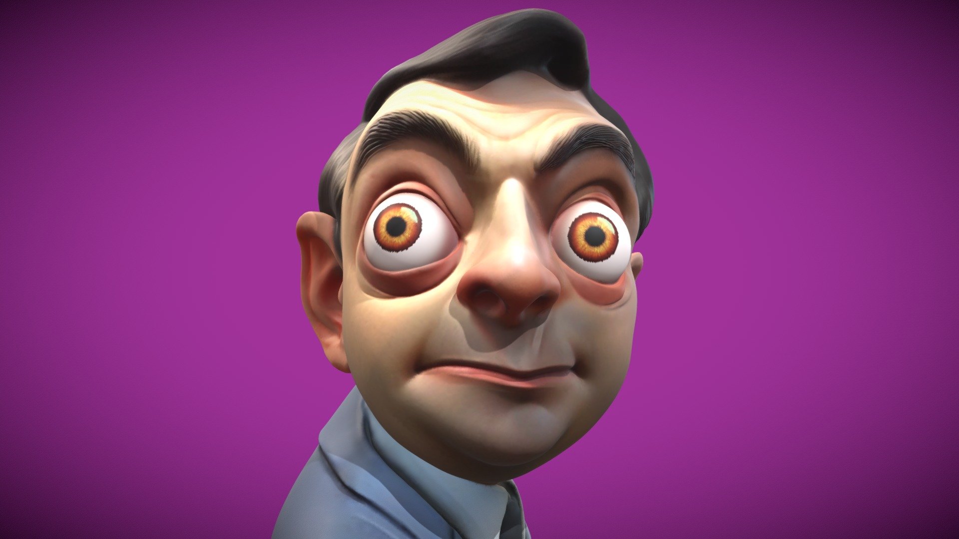 Mr. Bean - 3D model by Mang (@3dmang) [c1f22a8] - Sketchfab