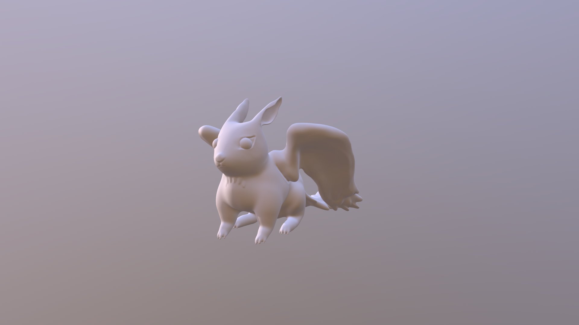 Winged Rabbit - 3D model by IztacNZ [c1f2a23] - Sketchfab