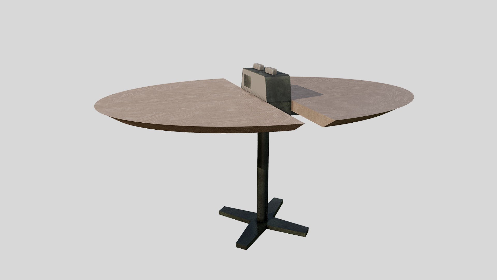 Oval Dining Table Large - Buy Royalty Free 3D model by Koho Woo ...