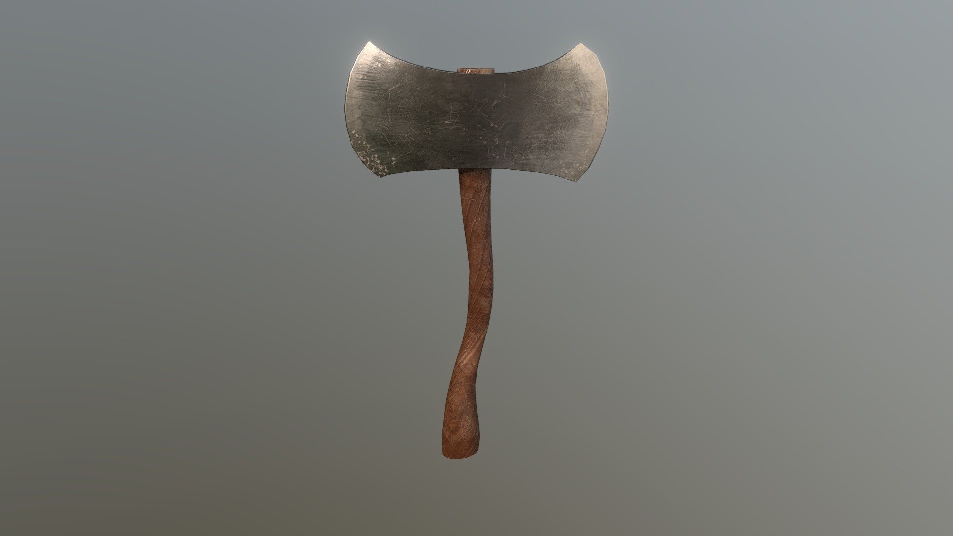 Fantasy Game Axe - 3D model by frannymyth [c1f3e3e] - Sketchfab