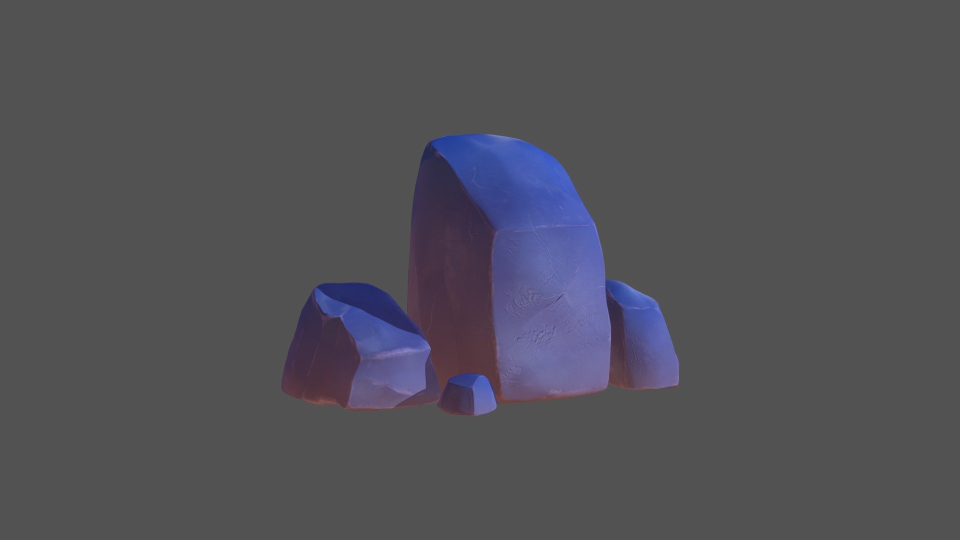 Hand Painted Rocks - 3D model by Volkun (@Volkuun) [c1f5548] - Sketchfab