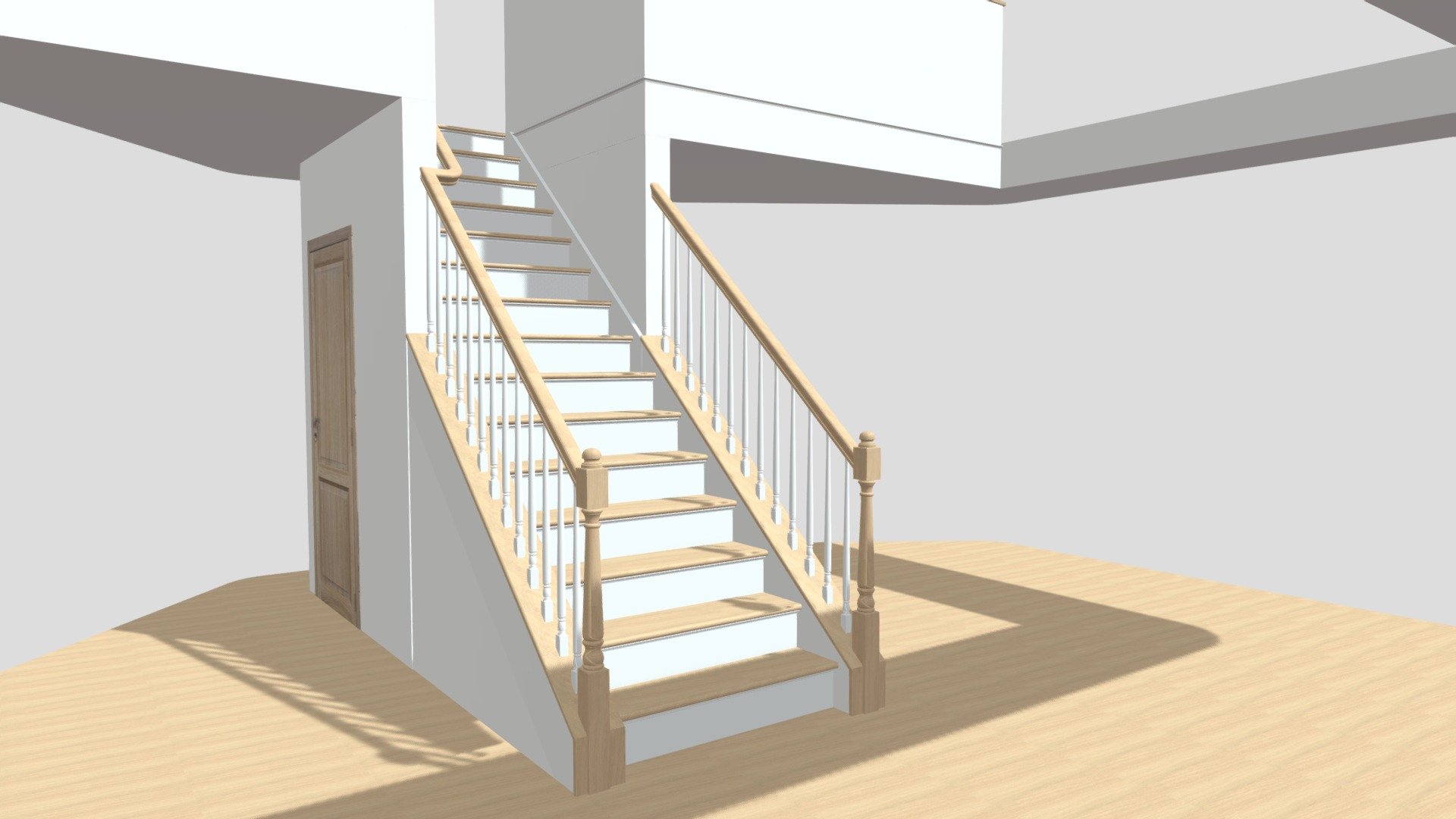 A Standard Stair Closed - Download Free 3D model by Deerparkstairs51 ...