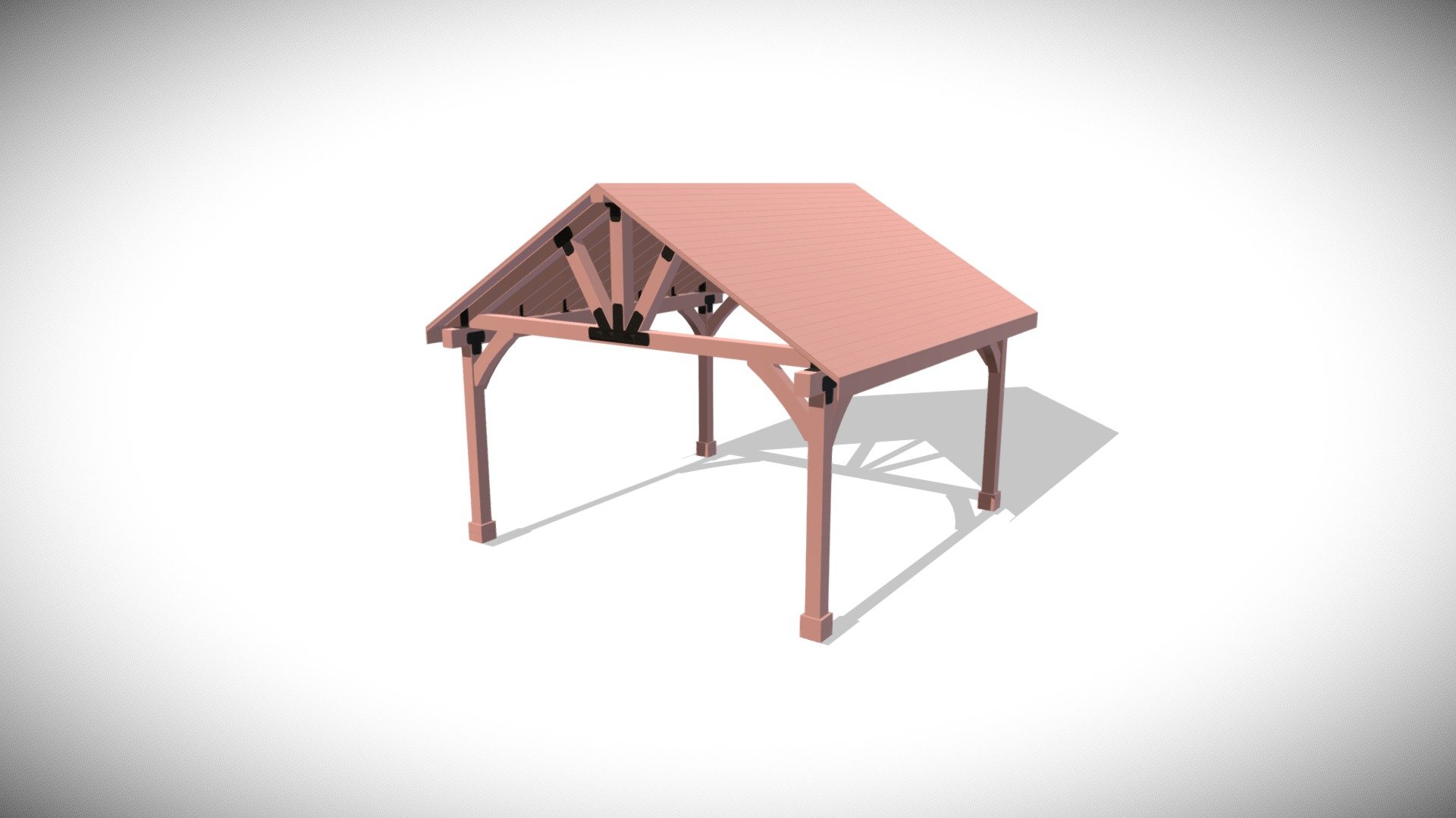 The Thick Timber Toledo Wood Pavilion - 3D model by Forever Redwood ...