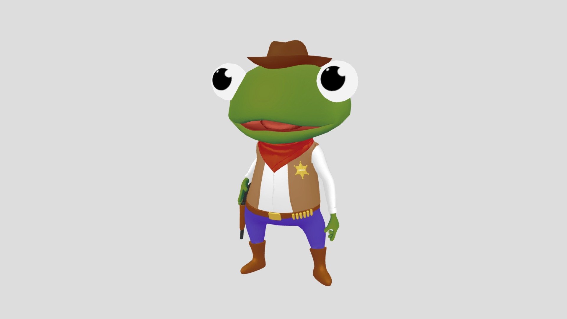 Kaeru - 3D model by RafaelSculpts [c1f7661] - Sketchfab