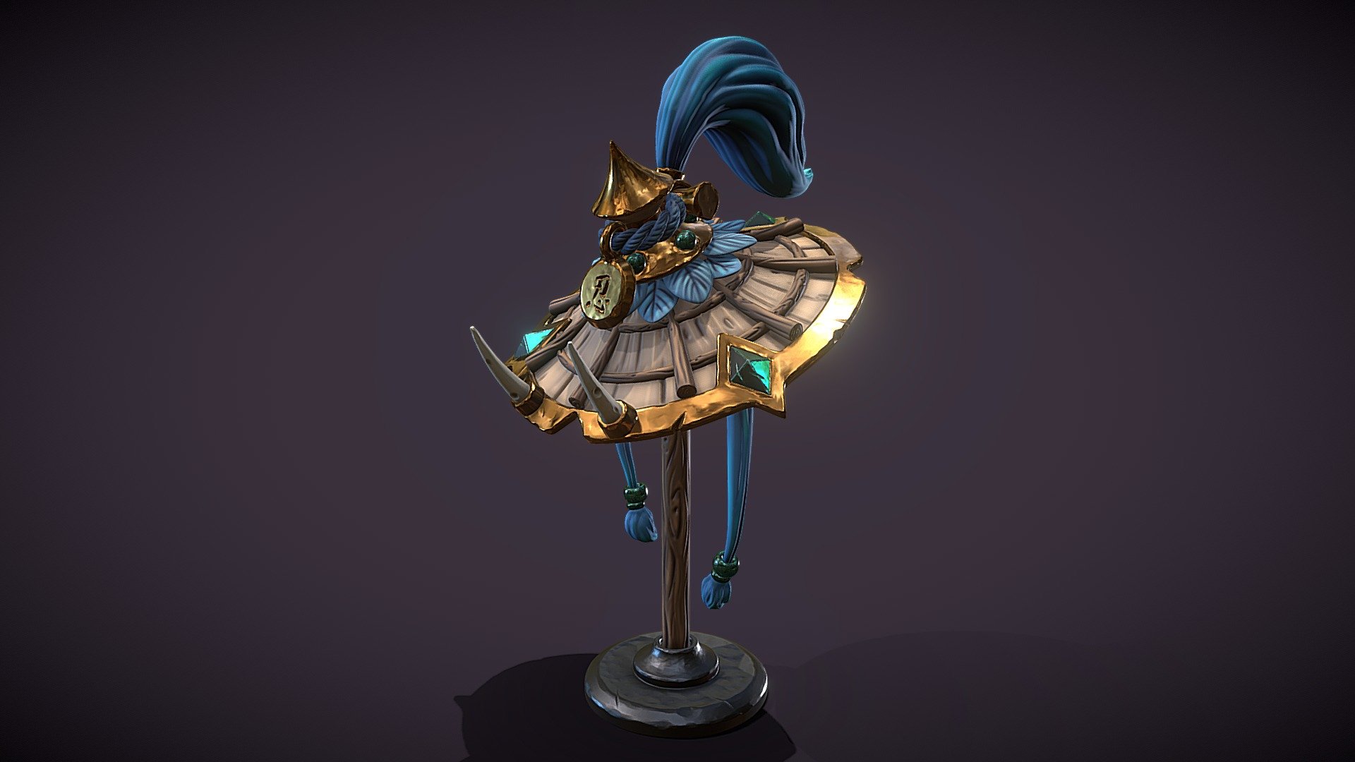 Stylized Assassin Hat - 3D model by denniswelling [c1f8241] - Sketchfab