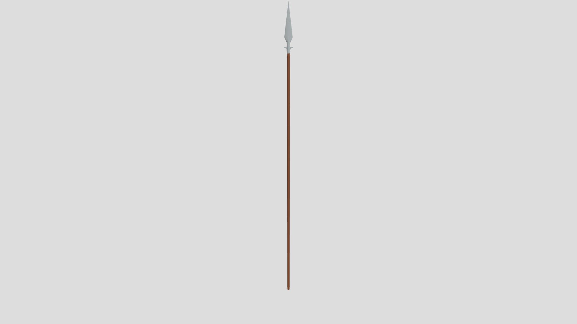 Low Poly Spear - Coloured - 3D model by captaincolenew [c1f93ac ...