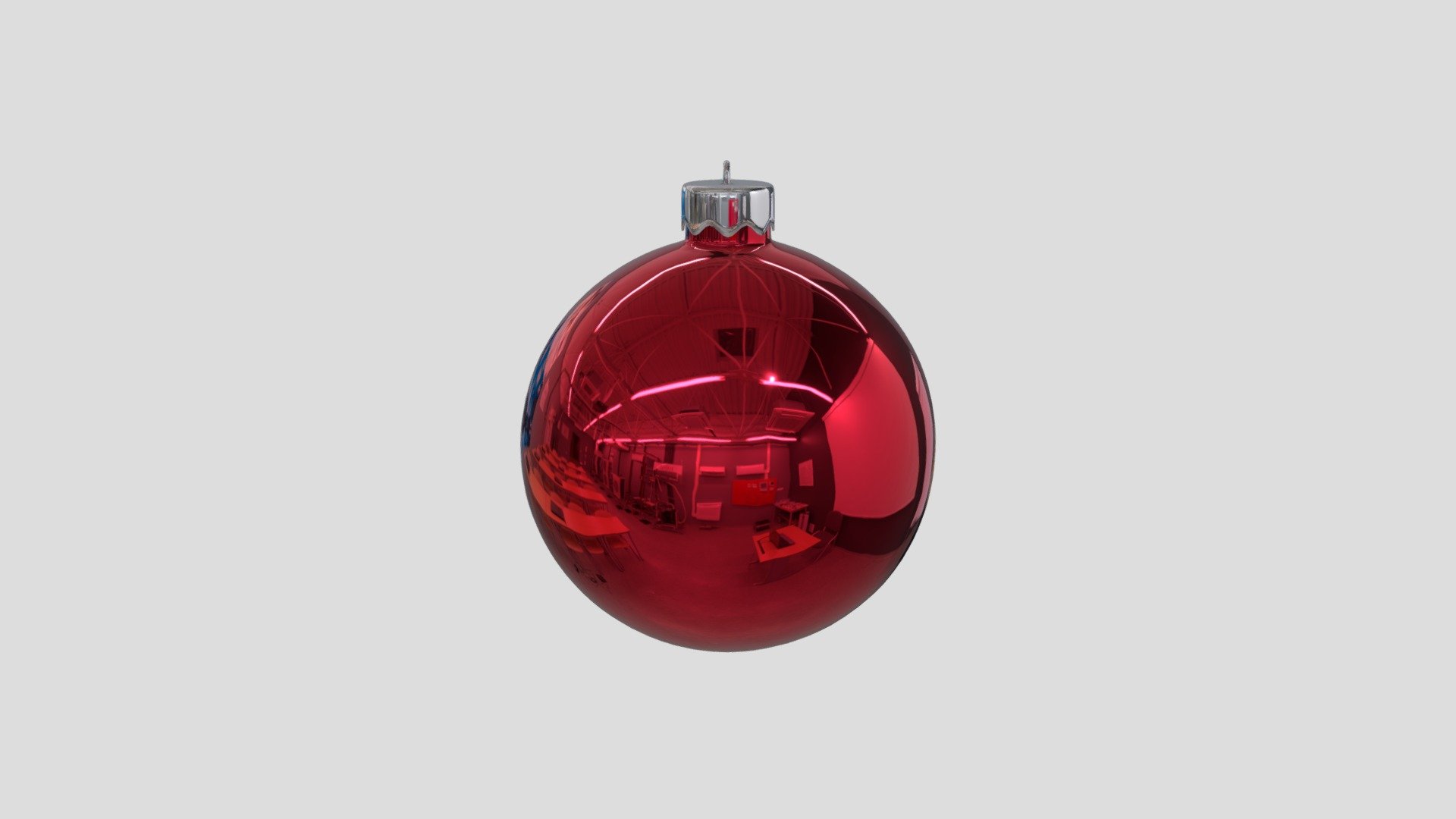 Rode kerstbal - Download Free 3D model by RoosBHV [c1f96ef] - Sketchfab