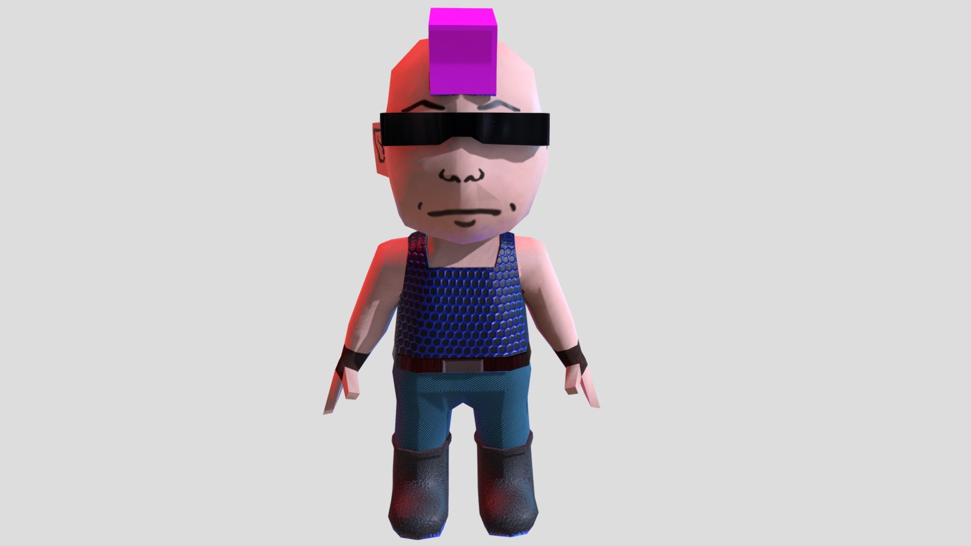 The Enemy - Download Free 3D model by rSquare [c1f9a25] - Sketchfab