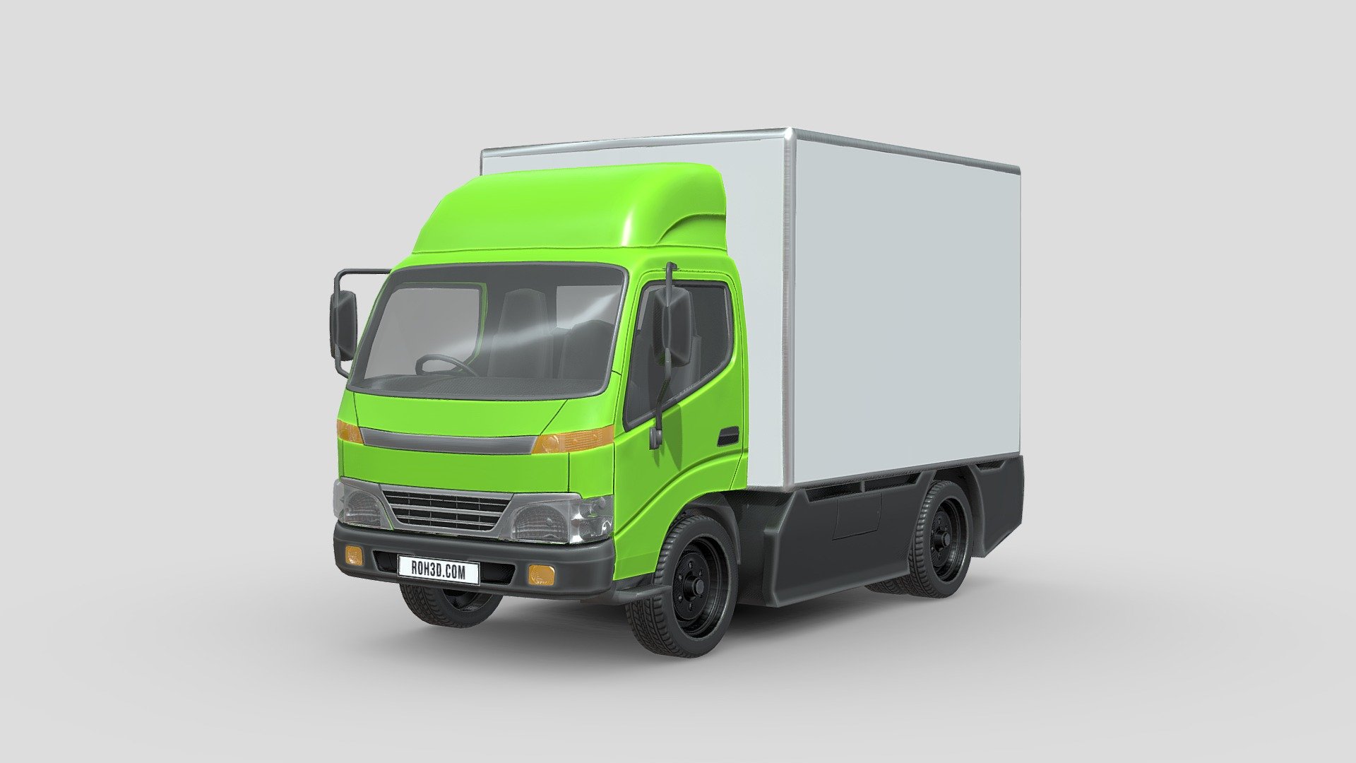Low Poly Car - Hino 300 Truck - Buy Royalty Free 3D model by ROH3D ...