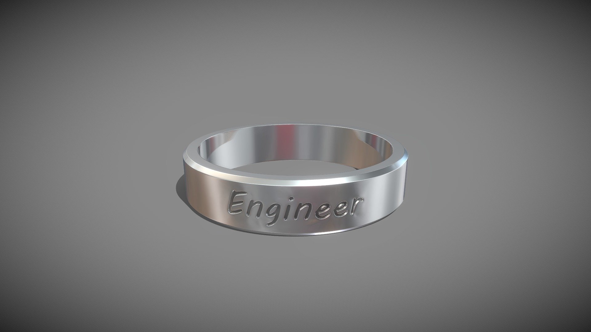 Engineer Ring Silver - Buy Royalty Free 3D model by Sandeep Choudhary ...