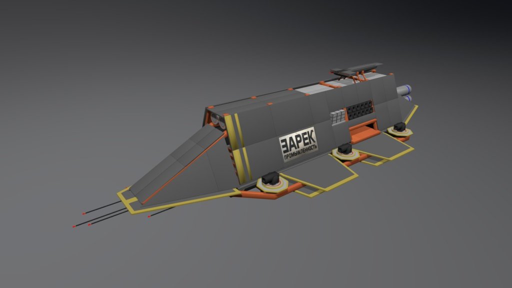 Fan made Fractured Space Zarek support ship 2 - 3D model by yles9056 ...