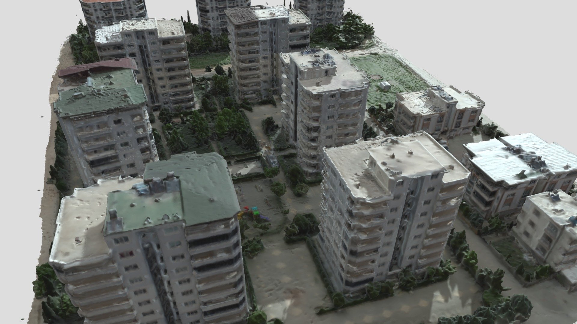 Damaged Building in Adiyaman, Türkiye - 3D model by Masataka Shiga ...