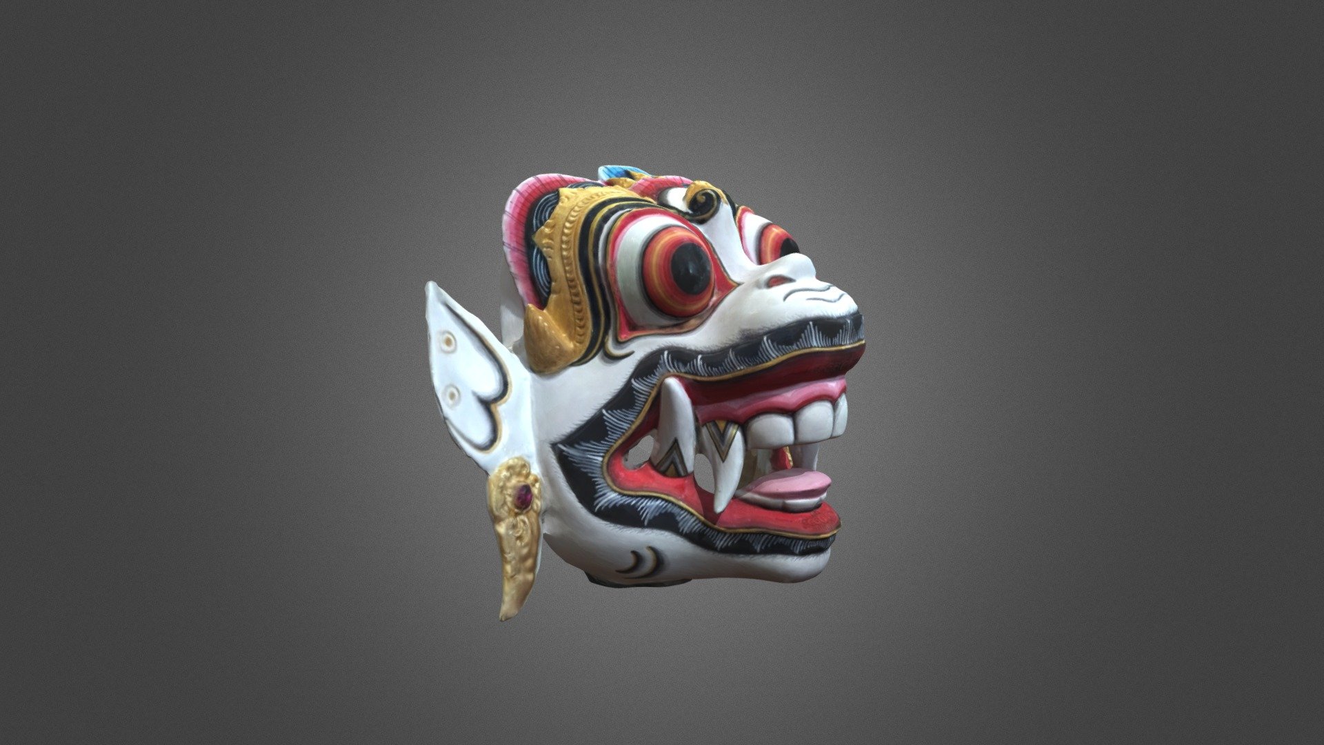 Hanoman - 3D model by I Wayan Muka Mask Product (@iwayan_muka_mask ...