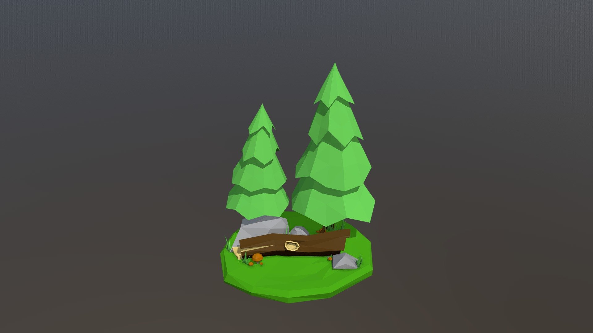 Low poly forest objects - 3D model by wolf_spirit [c1fceb1] - Sketchfab