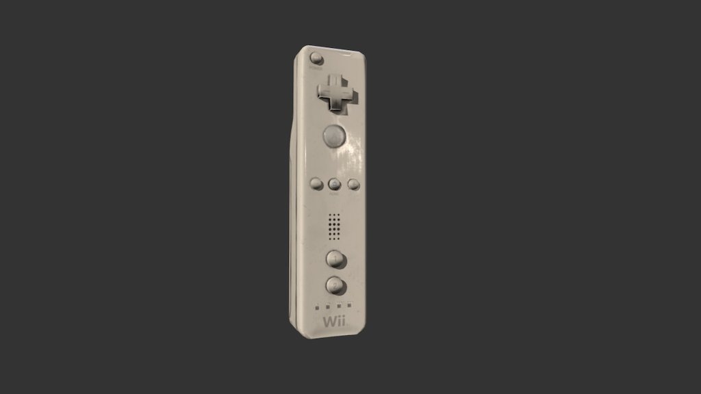 Nintendo Wii Remote - 3D model by BenjaminTuli [c1ff650] - Sketchfab