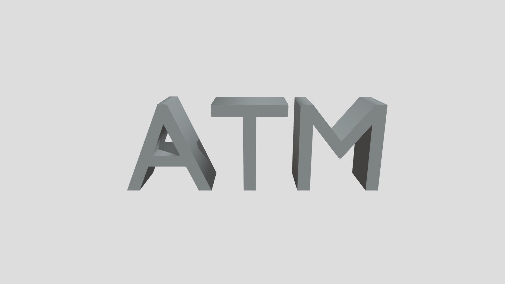 ATM Text Cebus - Download Free 3D model by Moe THE GREAT RIPPER ...