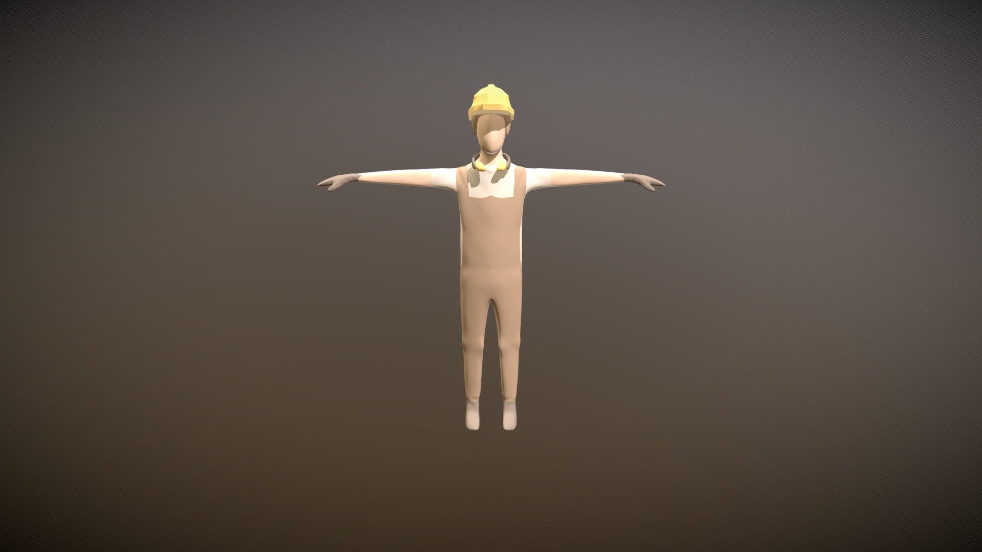 CONSTRUCTION WORKER LOW POLY - 3D model by sagala.clay [c206392 ...