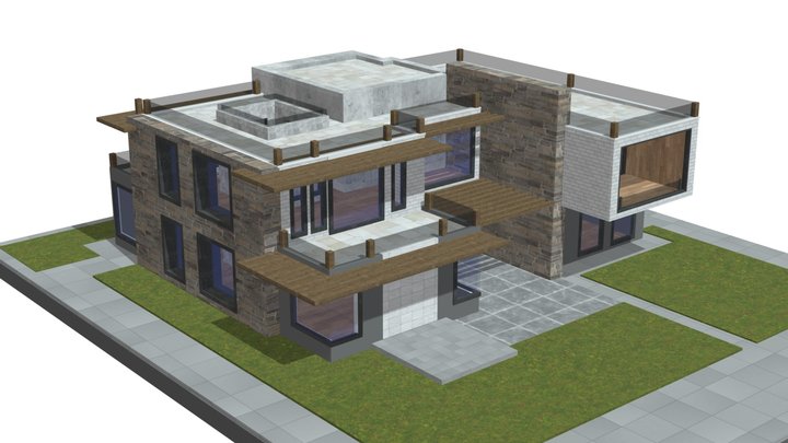 Villa 3D models - Sketchfab