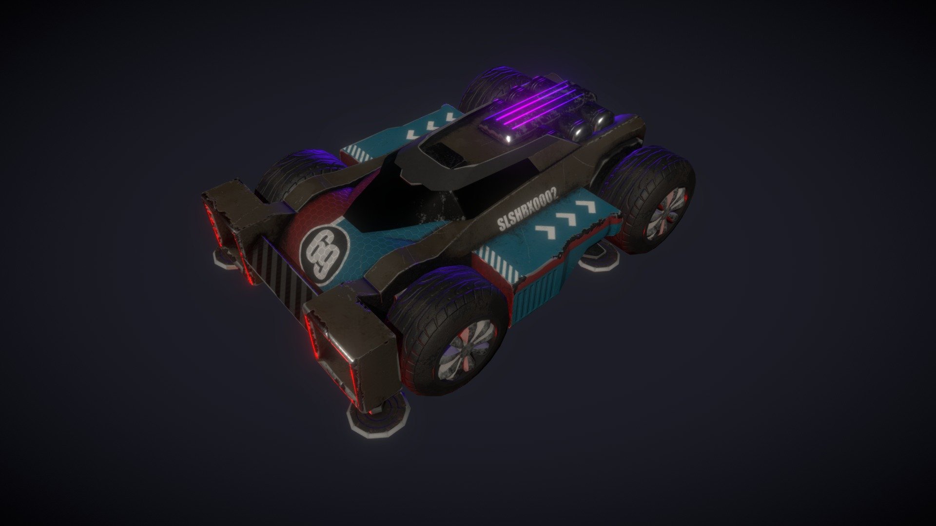 Pocket Four Wheel Drive: Car 2 - 3D model by slushbox [c208946] - Sketchfab