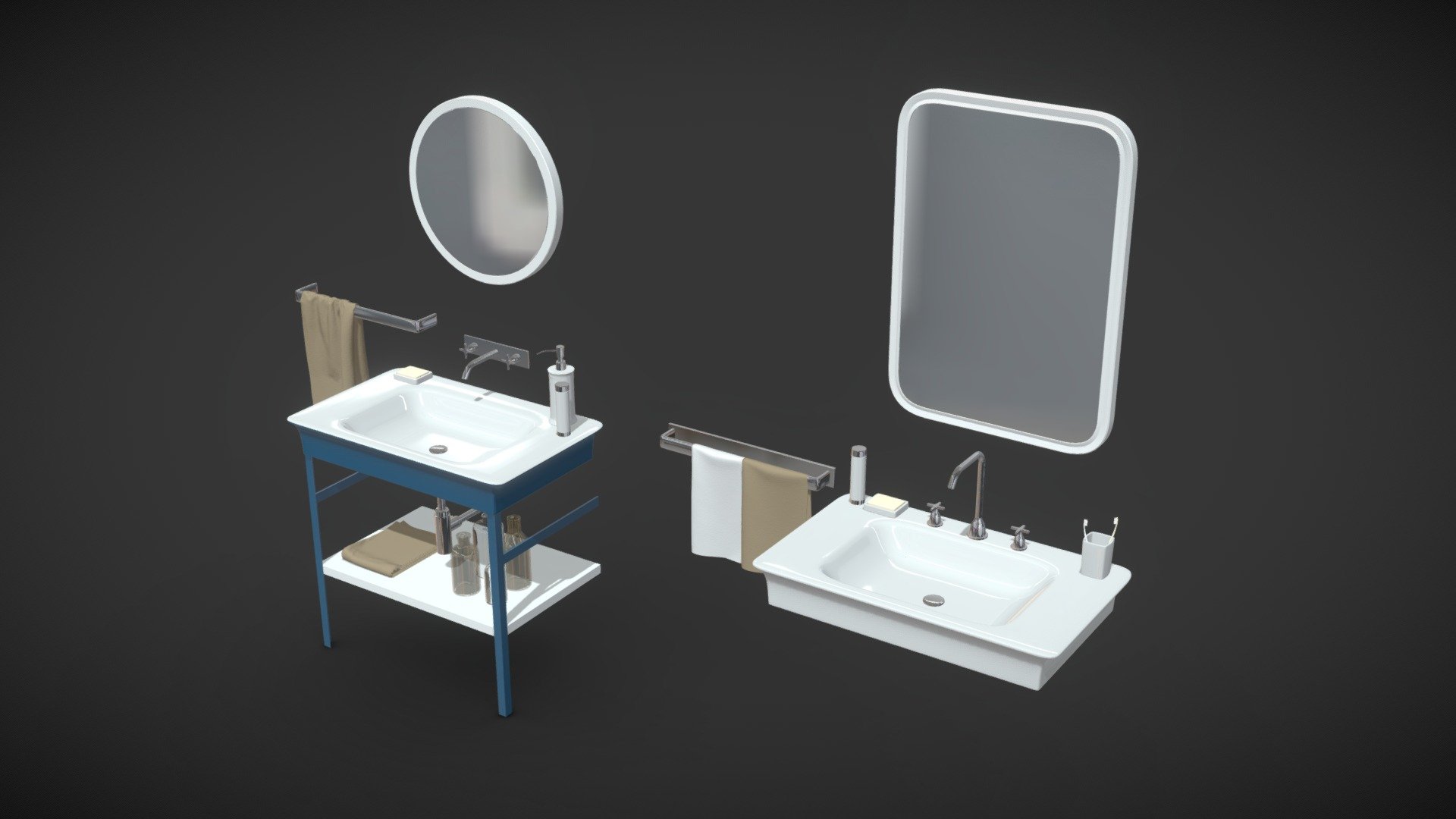 washbasin Agape Novecento XL - Buy Royalty Free 3D model by madMIX ...