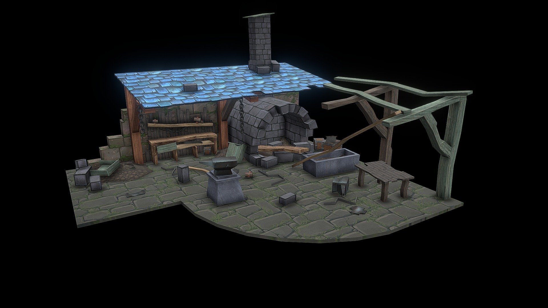 abandoned forge. Day 5 - Download Free 3D model by _SeF_ [c209179 ...
