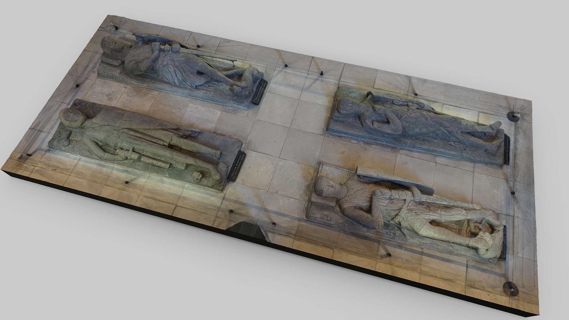 Temple Church Knight Effigies South - Download Free 3D model by ...