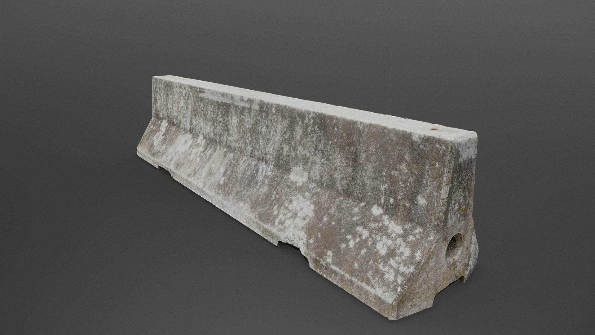 Concrete jersey barrier road traffic walls - 3D model by axonite ...
