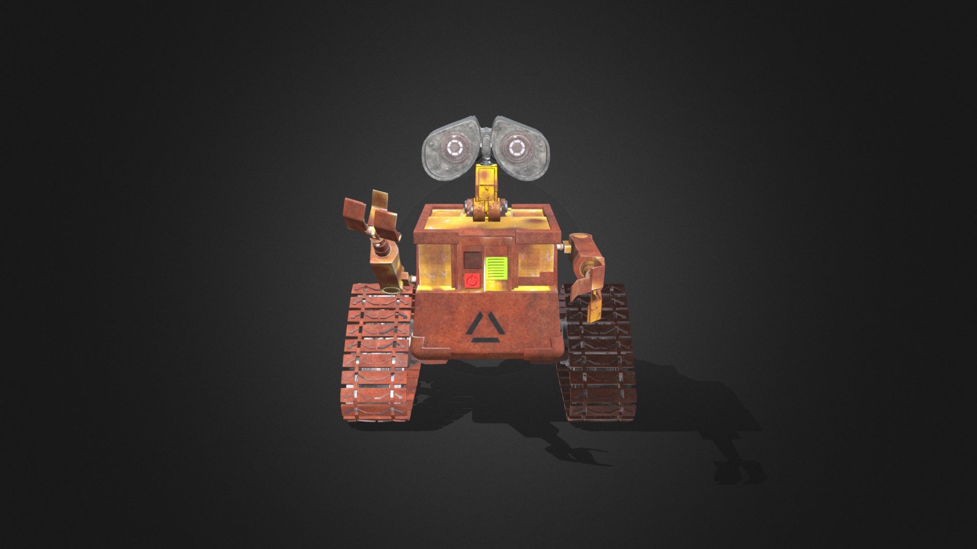 Wall-E-Robert - 3D model by Arunchintada [c209fee] - Sketchfab