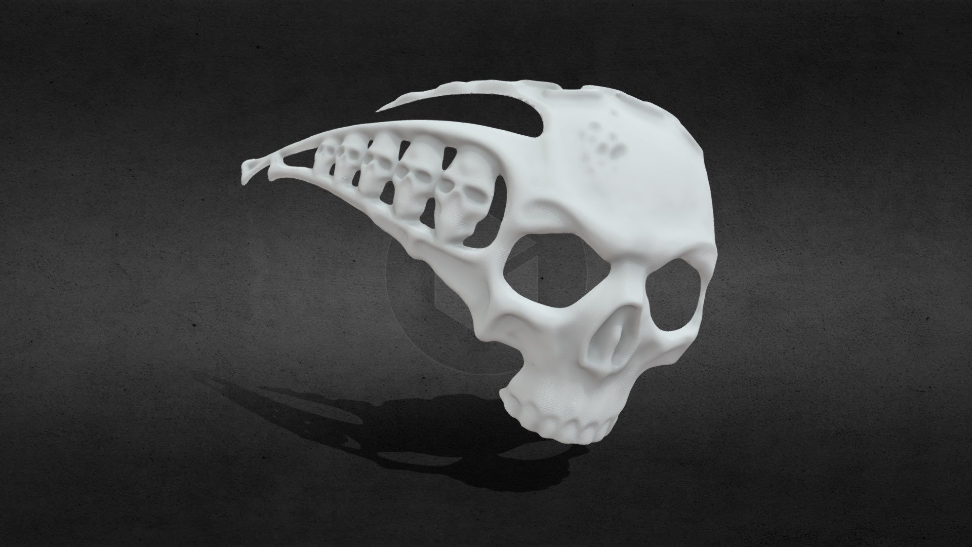 Skull - 3D model by Ekaterina (@kattynote) [c20a222] - Sketchfab
