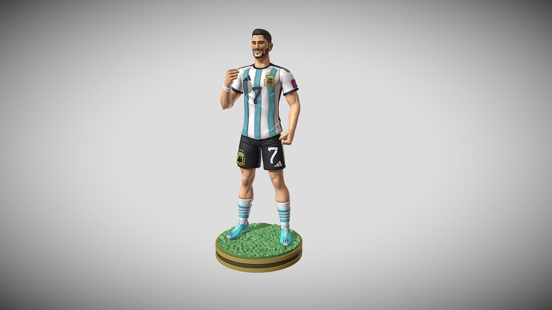Rodrigo de Paul Campeon Mundial - 3D model by VictoriVCK (@vikybauer12 ...